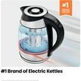 Chefman 1.8L Electric Kettle, Temp Control, Removable Tea Infuser - Stainless Steel - Walmart.com
