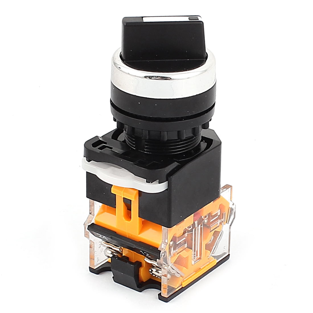 LA38/203 400V 10A NO/NC DPST 2 Position Rotary Selector Switch ...