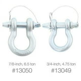 Smittybilt 7/8 Quick Disconnect D-Ring Shackle (Zinc) - 13050 ...