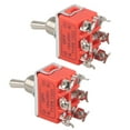 2 Pcs DC Motor Switch CW Motor 6 Pin Toggle Switch 250V 15A - Walmart.com
