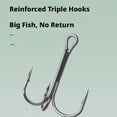 Agiufgs Fishing Lure High-Carbon Steel, Realistic Swimming Action with ...