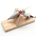 Hot Glue Holder, Wood Hot Melt Glue Stand, Hot Melt Glue Base, Craft ...