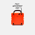 Turtlebox Cub Orange Portable Bluetooth Speaker - Walmart.com