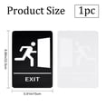 Acrylic Indicator with Word Exit for Wall Door Accessories Sign ...
