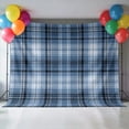 Blue Plaid Backdrops for Photography, Rustic Farmhouse Fabric Photo ...