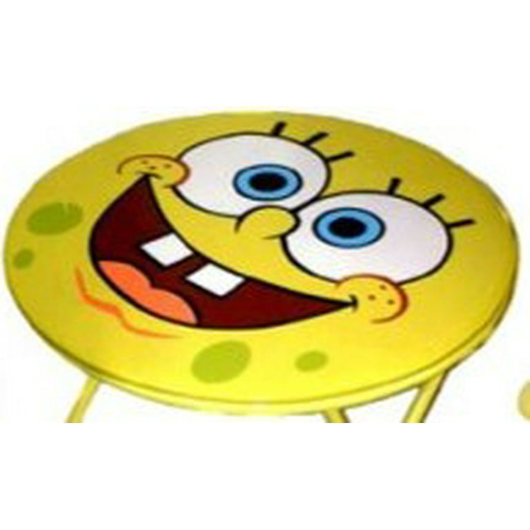 Spongebob Thinking At Table