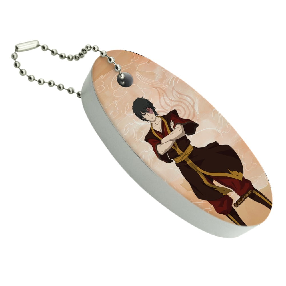 Avatar the Last Airbender Zuko Floating Keychain Oval Foam Fishing Boat ...