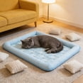 Dmlowu Dog Bed for Small Medium Dogs, Washable Cat Cooling Mat, Non ...