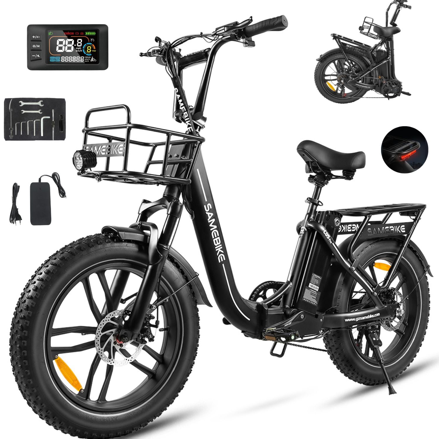 Click here for Samebike C05pro Foldable Electric Bike For Adults... prices