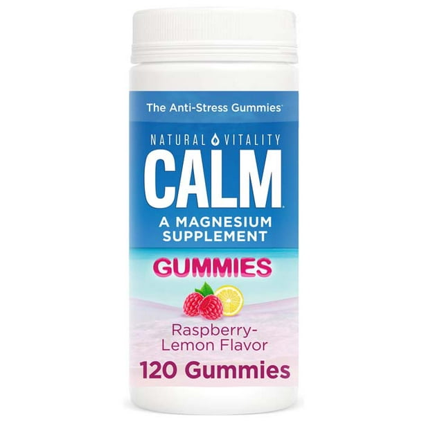 Natural Vitality - Calm Magnesium Supplement Raspberry-Lemon Flavour ...