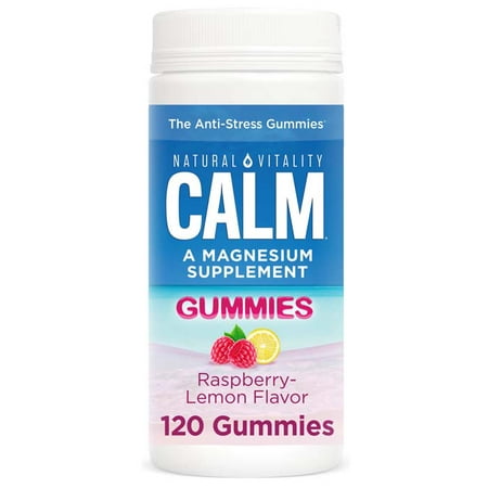 Natural Vitality - Calm Magnesium Supplement Raspberry-Lemon Flavour ...