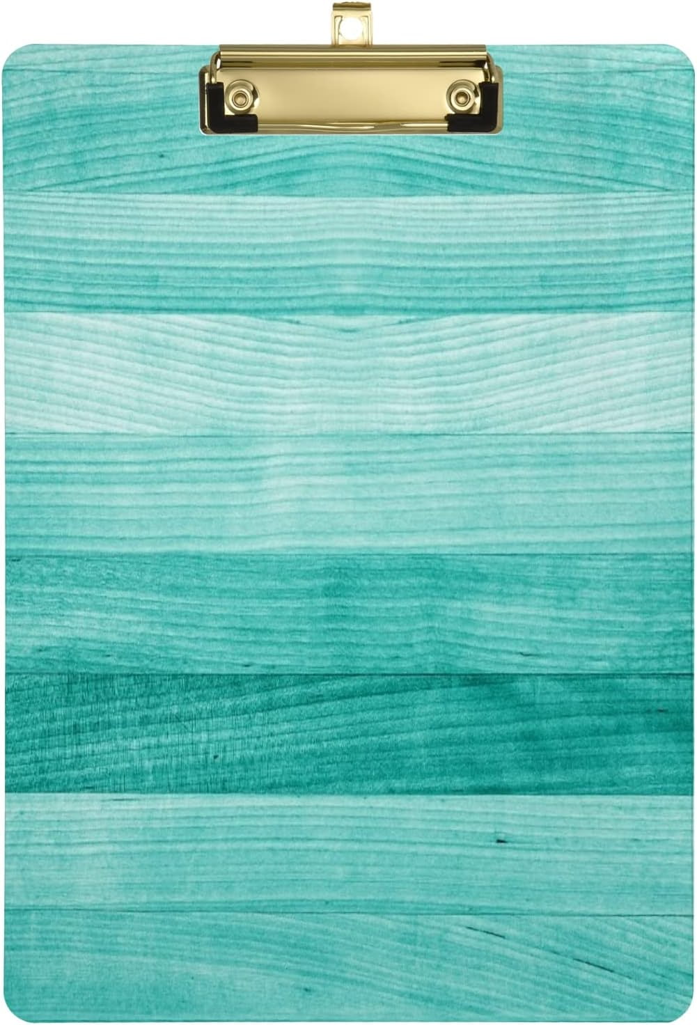 ZHANZZK Teal Turquoise Clipboard Hardboard Wood Nursing Clip Board and ...