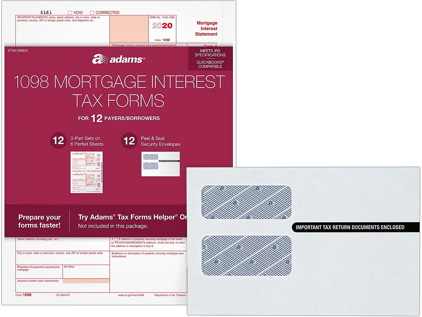 1098 window envelope address template - lalapads