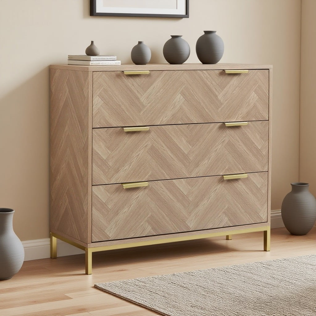 Click here for Eumyviv Modern 3-Drawers Dresser Chest  Mid-Centur... prices