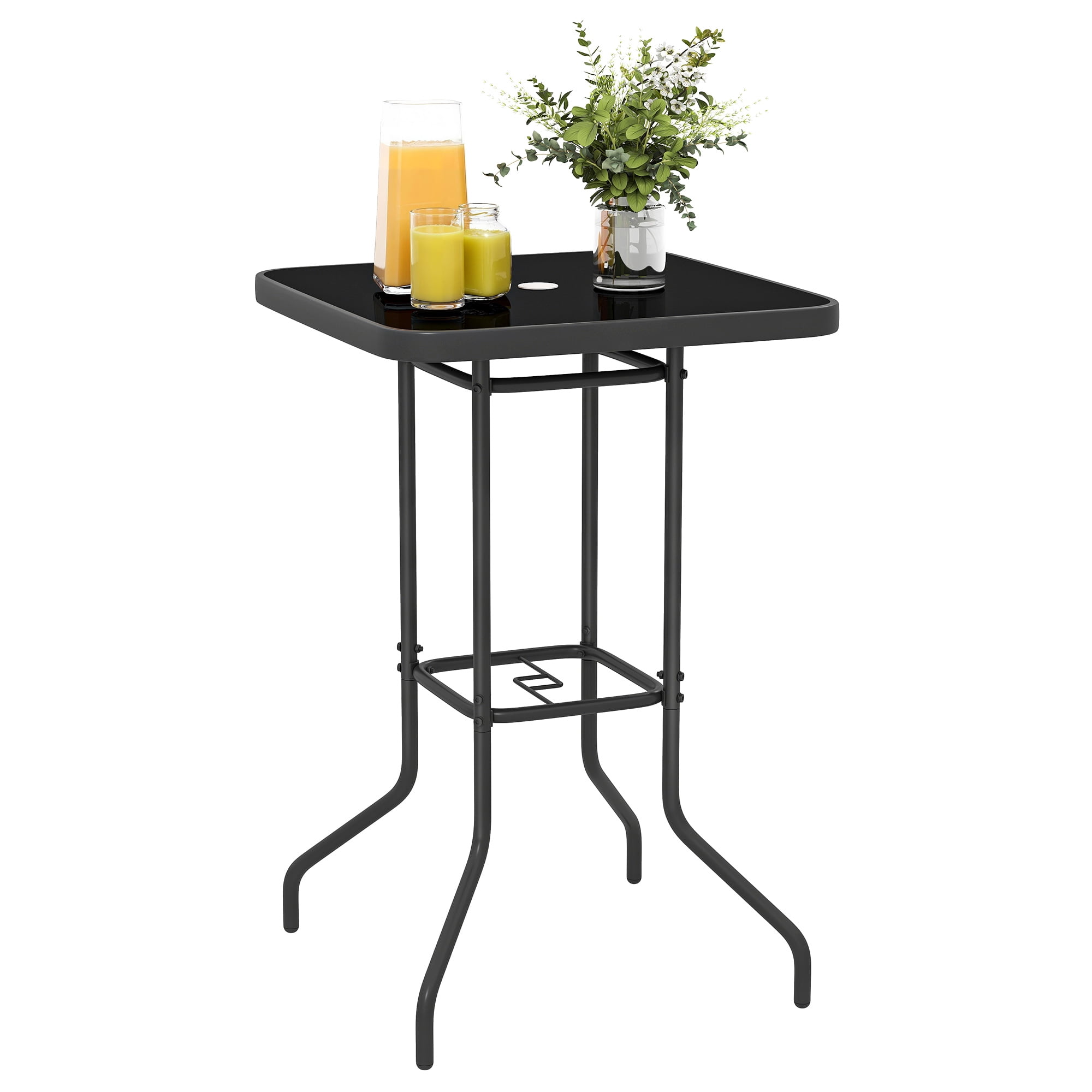 Click here for Outsunny Outdoor Bar Table 41.3 Bar Height Patio T... prices