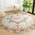 TWINNIS Round Boho Rug for Living Room Persian Rug Vintage Round Area ...
