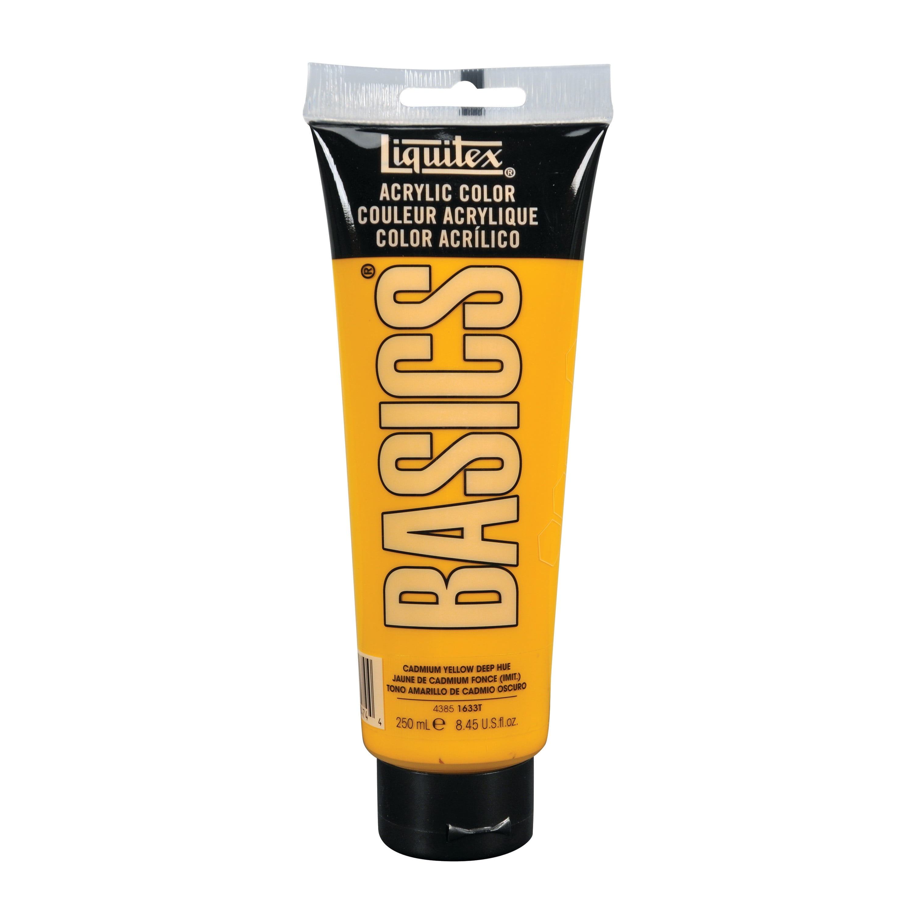 Liquitex BASICS Acrylic Color, 250ml Tube, Cadmium Yellow Deep Hue ... Liquitex BASICS Acrylic Color, 250ml Tube, Cadmium Yellow Deep Hue ...