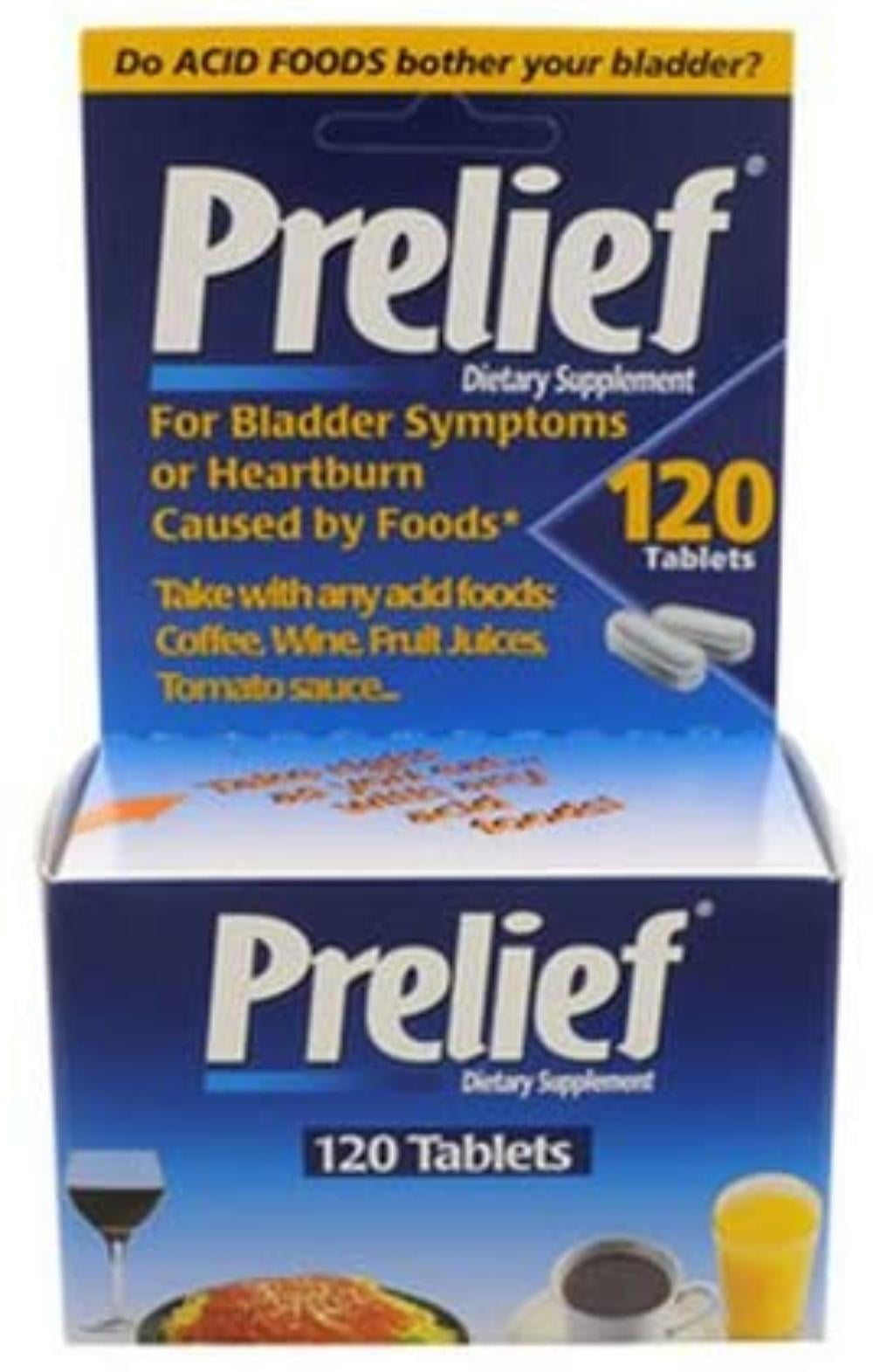 Prelief Dietary Supplement - 120 tablets Pack of 4 By Brand PRELIEF ...