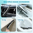 15Pcs Crevice Cleaning Brush Set, Hard Bristle Scrub Brushes Tools for ...