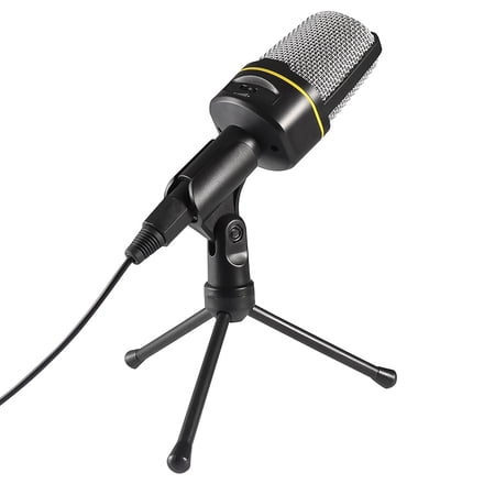 Microphone With Mini Stand Tripod Audio Recording For Computer ...