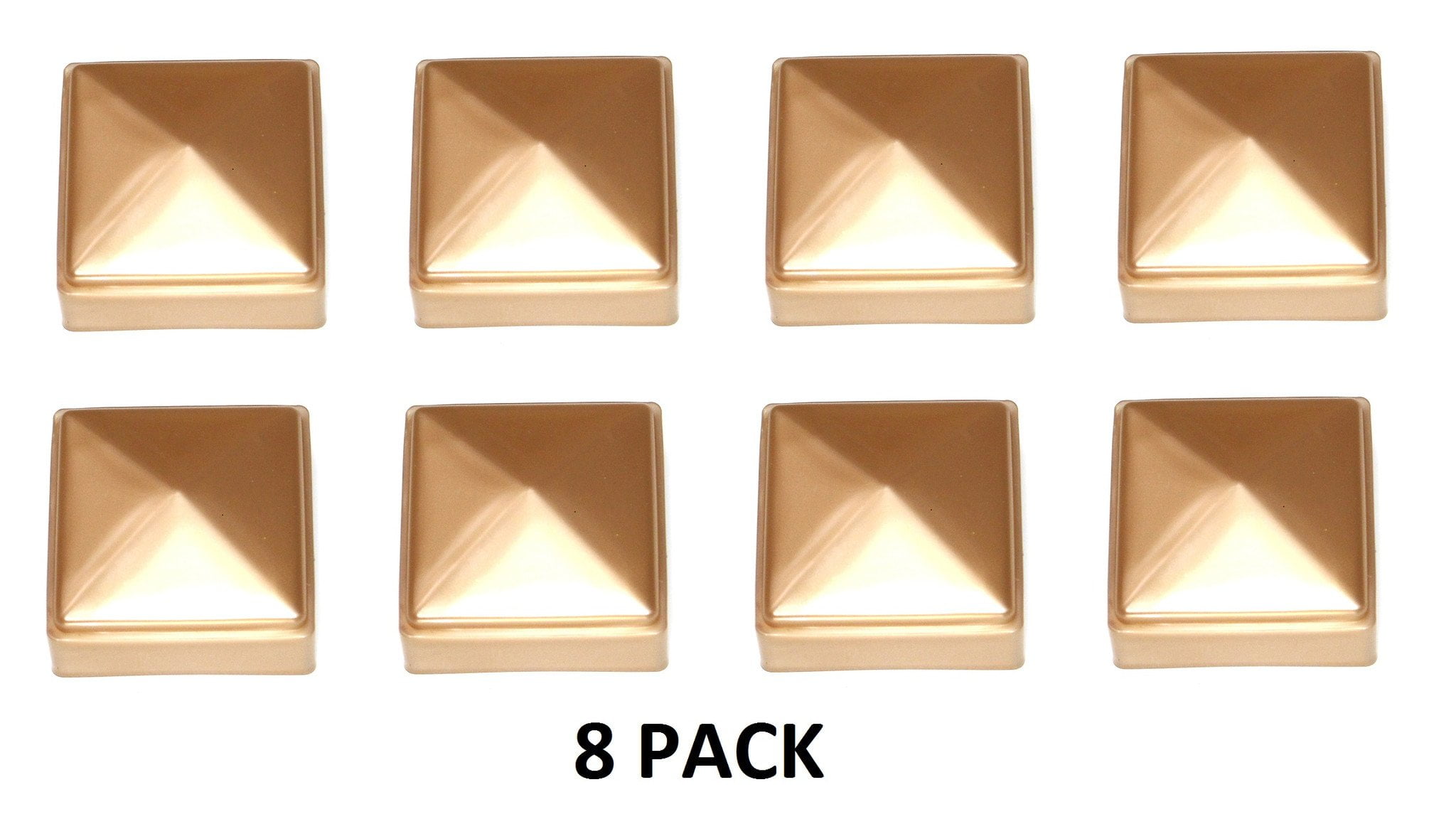Fence Post Plastic BRONZE Caps 2 x 2 BRONZE (8 Pack) - Walmart.com