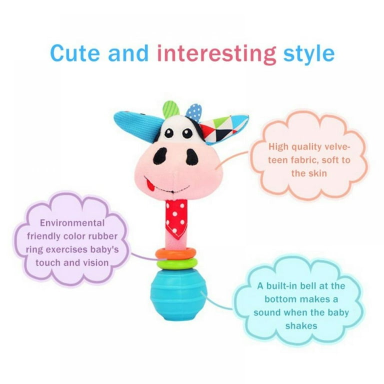 Baby Boy Rattle Cartoon