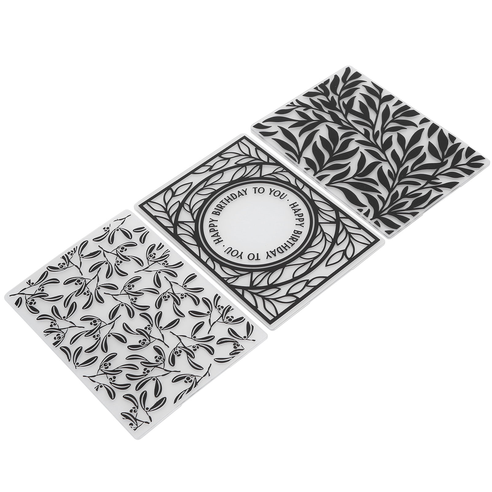 Click here for Estink Embossing Folders  3pcs 5.7x4.1in Plastic S... prices