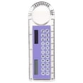Transparent ruler calculator with magnifier for school and office ...