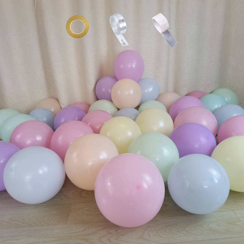 Pastel Assorted Balloons 12 inch 100 pcs for Birthday Wedding ...