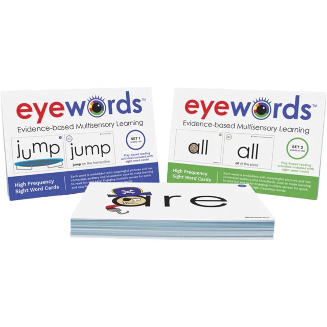 Multisensory Sight Word Cards Bundle, Sets #1 and #2, Words 1-100 ...