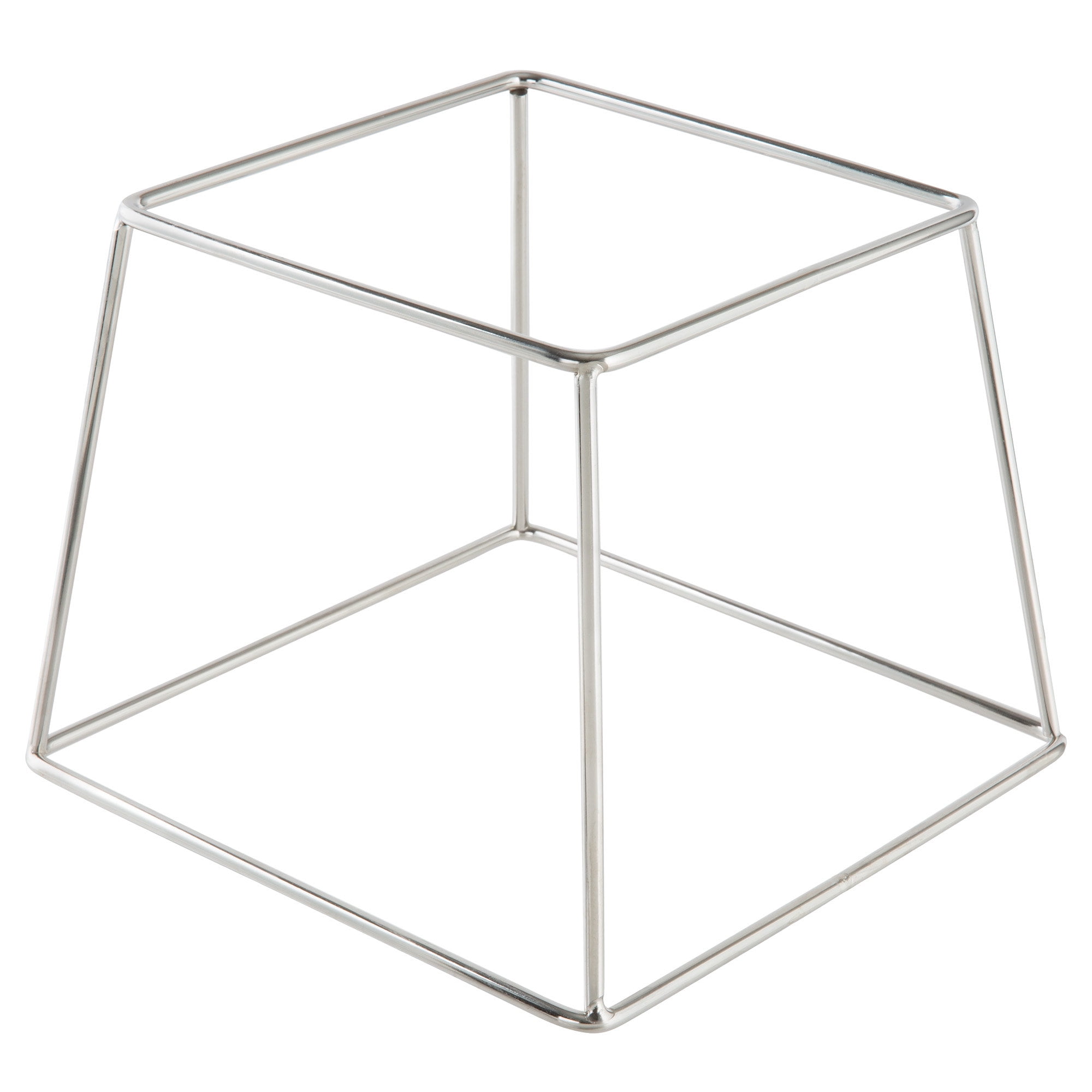 Choice 7" Square Stainless Steel Metal Display Stand | Walmart Canada