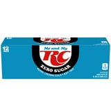 RC Cola Zero Sugar Soda Pop, 12 fl oz, 12 Pack Cans - Walmart.com