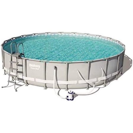Bestway Power Steel 14' x 42 inch Frame Swimming Pool Set with Pump ...