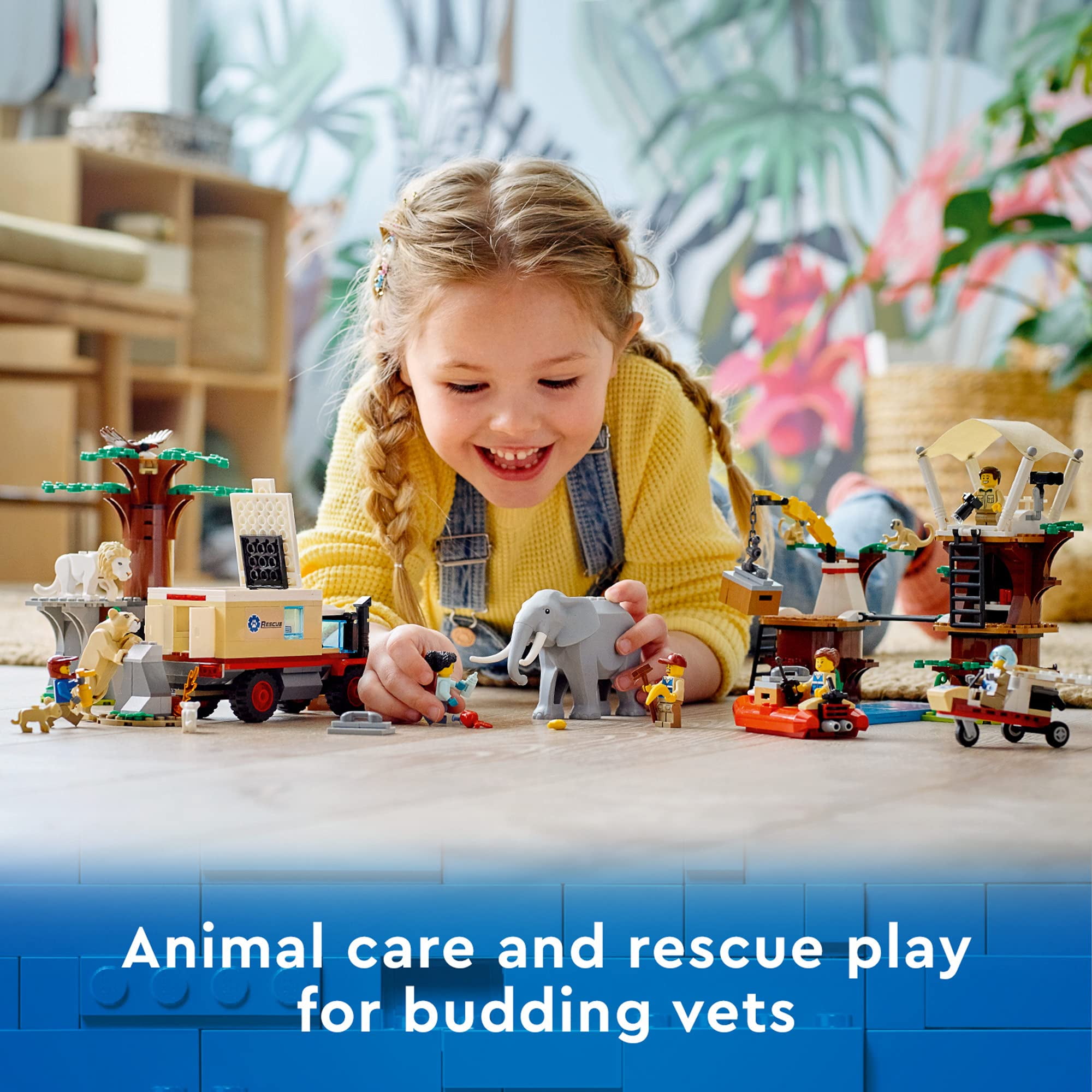 LEGO City Wildlife Rescue Camp 60307 Building Kit; Animal Playset; Top ...