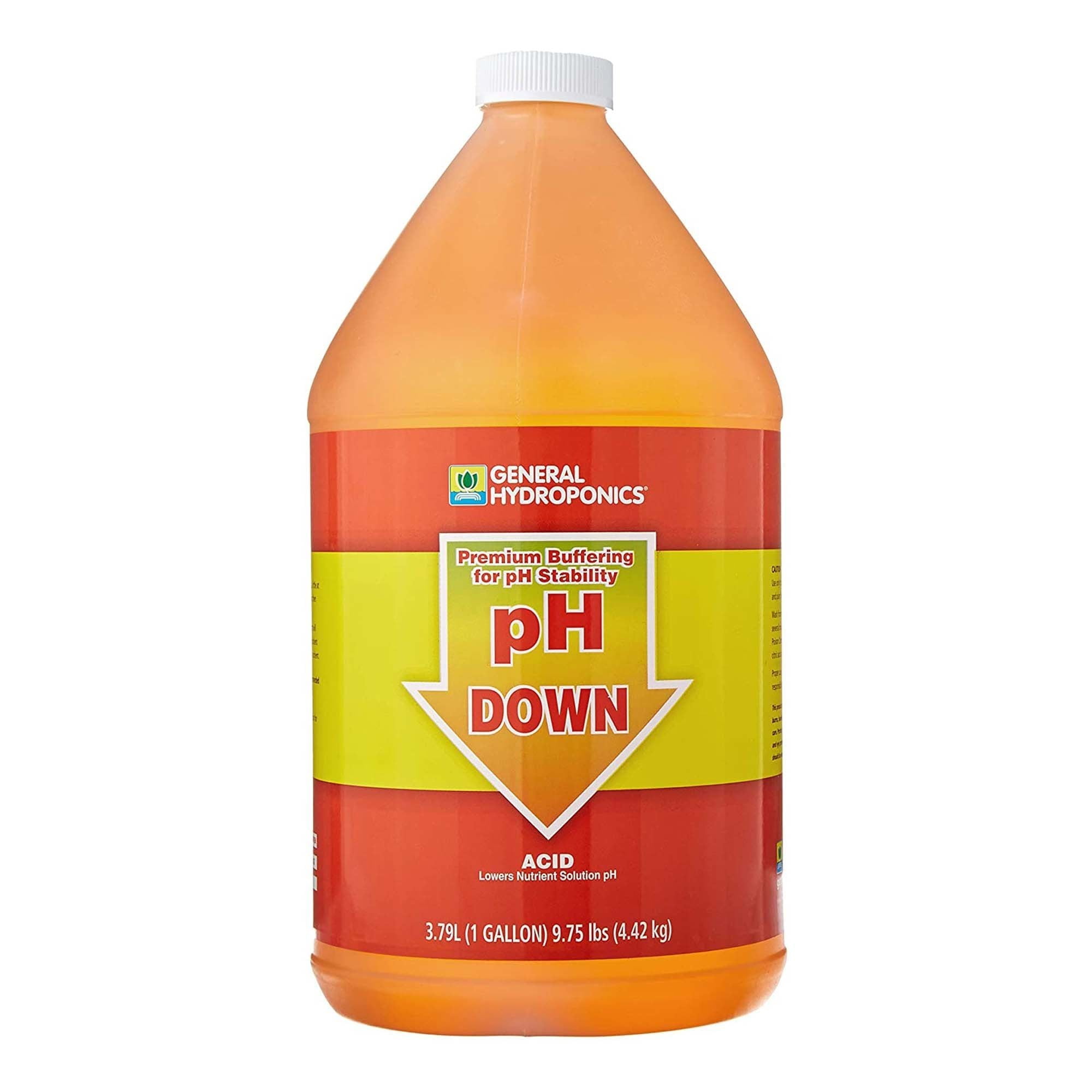 General Hydroponics pH Down Liquid, 1-Gallon - Walmart.com - Walmart.com