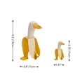 CURTEK 4 Pcs Banana Duck Garden Decor Statues Personalized Duck ...