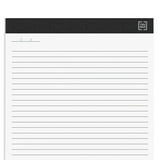 TRU RED Notepads 8.5" x 11.75" Narrow Ruled White 50 Sheets/Pad 12 Pads ...