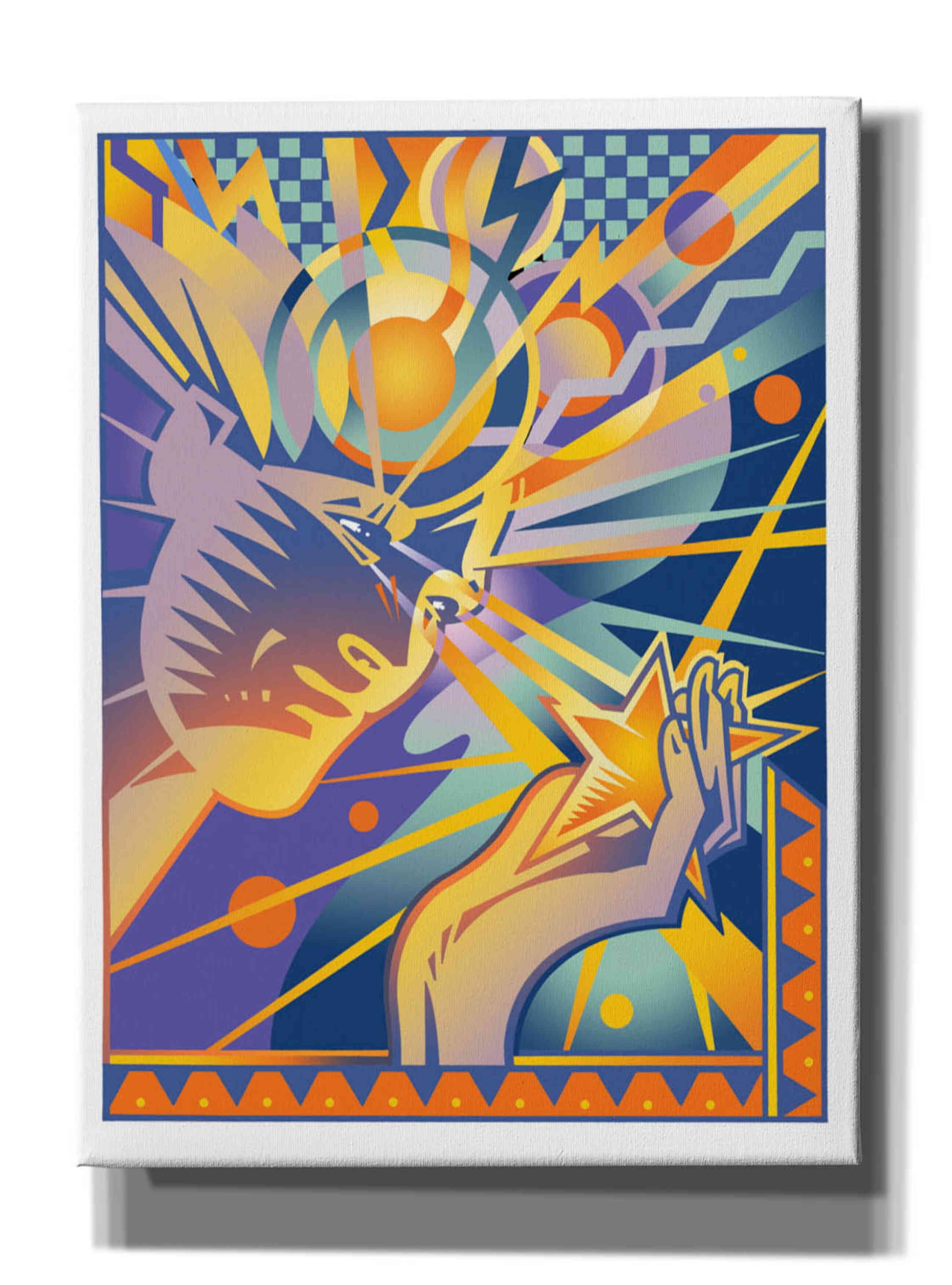 Epic Graffiti 'Brainstorm' by David Chestnutt, Giclee Canvas Wall Art ...