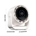Air Cooling Fan Small Desk Fan Digital Display Fan ABS Texture Quiet ...