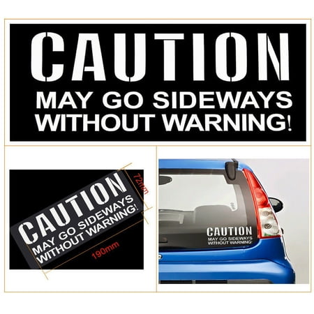 General Warning Letters Sticker Reflective Car Decals | Walmart Canada