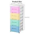 Novelinks 8 drawer storage organizer Plastic dressers with drawers Kids ...