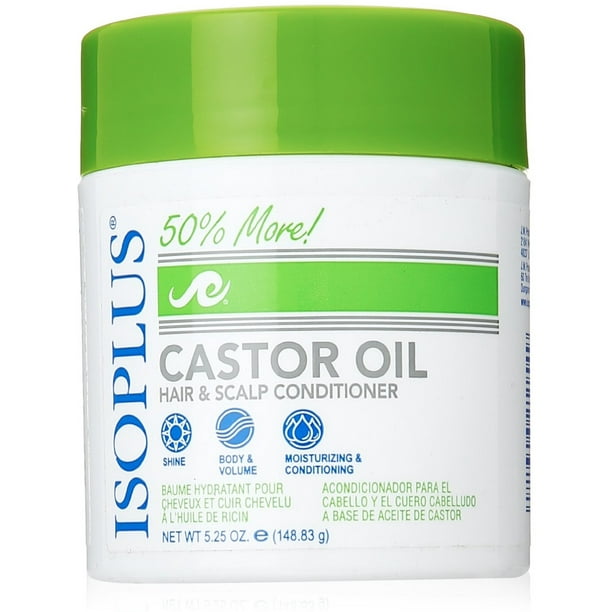 Isoplus Castor Oil Hair & Scalp Conditioner, 5.25 oz - Walmart.com ...