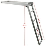 Extreme Max 3005.3430 Undermount Pontoon Ladder - 5-Step - Walmart.com