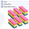 Mr. Pen Sticky Notes 1x3 Inch Bright Colors Pack of 36 Pads 2160 Sheets ...