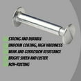 100 Pack of Silver Aluminum Screw Posts, 32mm Metal Chicago Screw Post ...