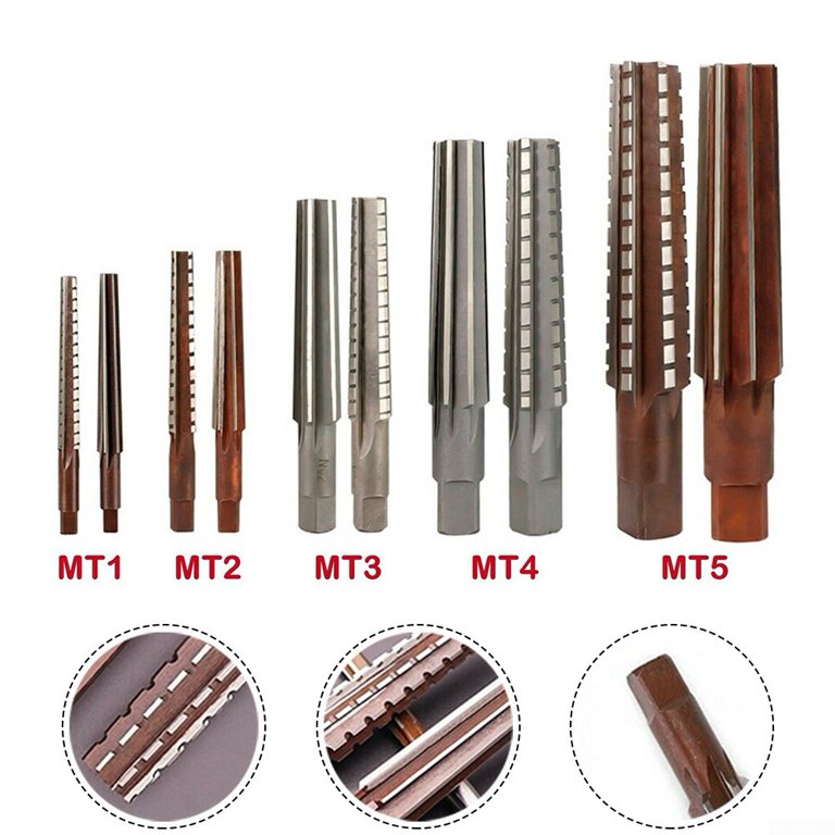 Morse Taper Socket Reamers No.1 Mt1 1/2 HSS Machine Reamer 7 H7 MK1 DIN ...