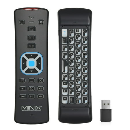 Minix Neo W2 2.4 Ghz Mini Wireless Keyboard Windows 2-In-1 Remote ...