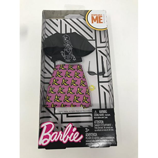 Barbie Despicable Me Black Top/Banana Skirt - Walmart.ca