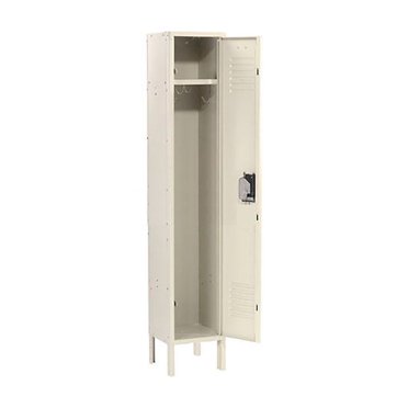 Paramount Locker Single Tier - 3 Door Assembled - Tan - 12 x 15 x 60 in ...