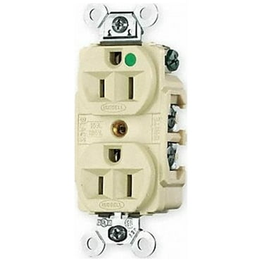 Receptacle Hospital Grade 4-Plex 20A 125V 5-20R Ivory - Walmart.com